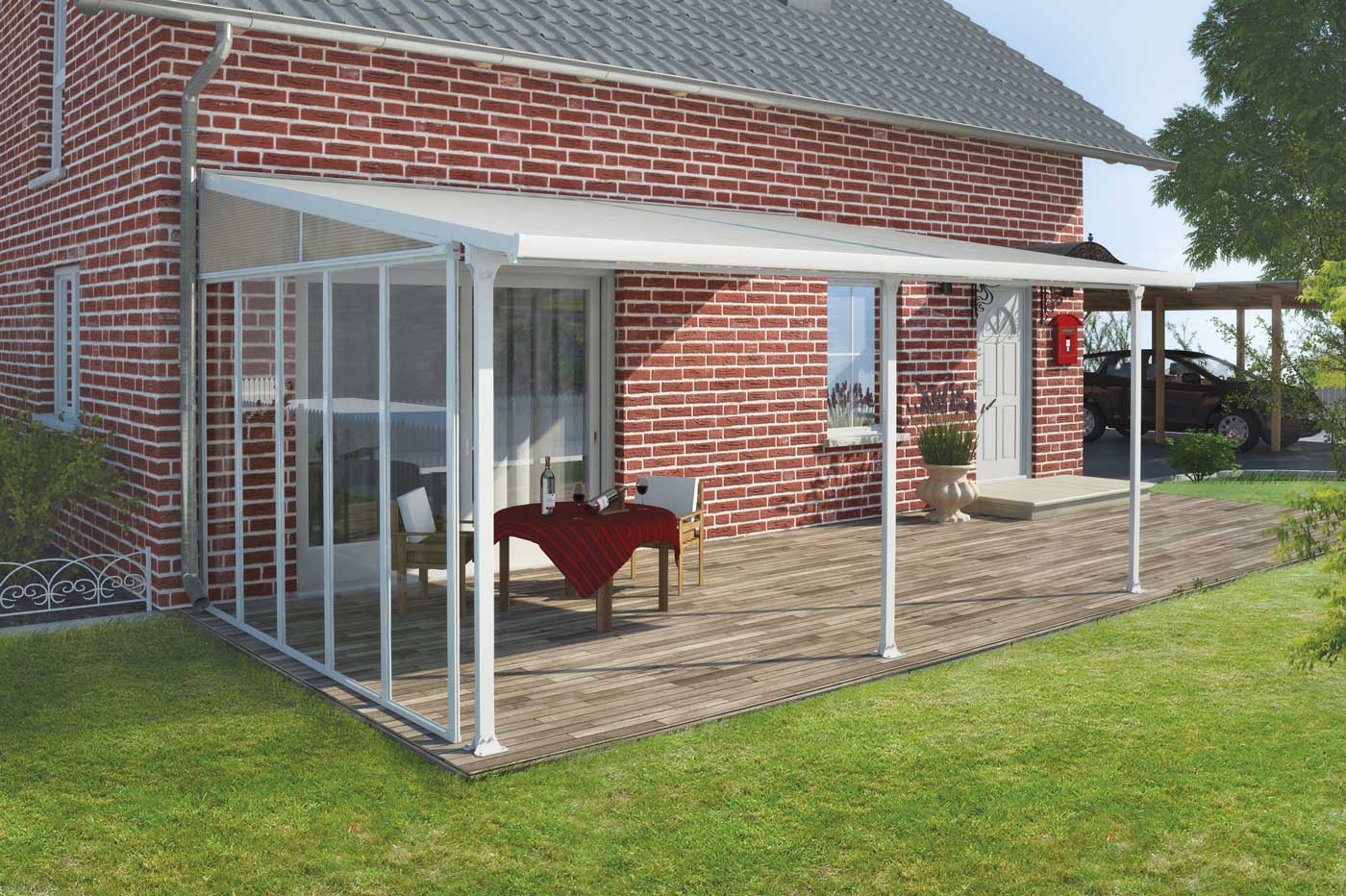 Side Wall for Patio Cover | Pergola | Verandah » Tip Top Yards