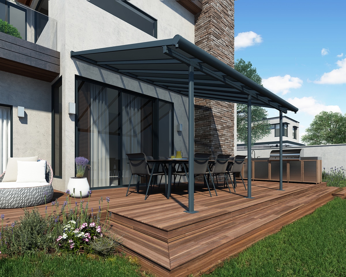 Sierra Patio Cover | Pergola | Verandah » Tip Top Yards - Canopia - Palram