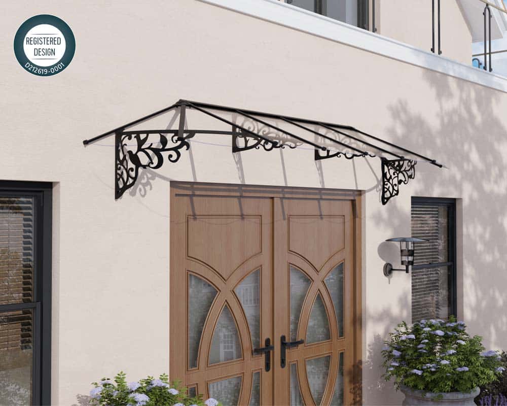 Lily Door Awning | DIY Awning Kit from Palram » Tip Top Yards