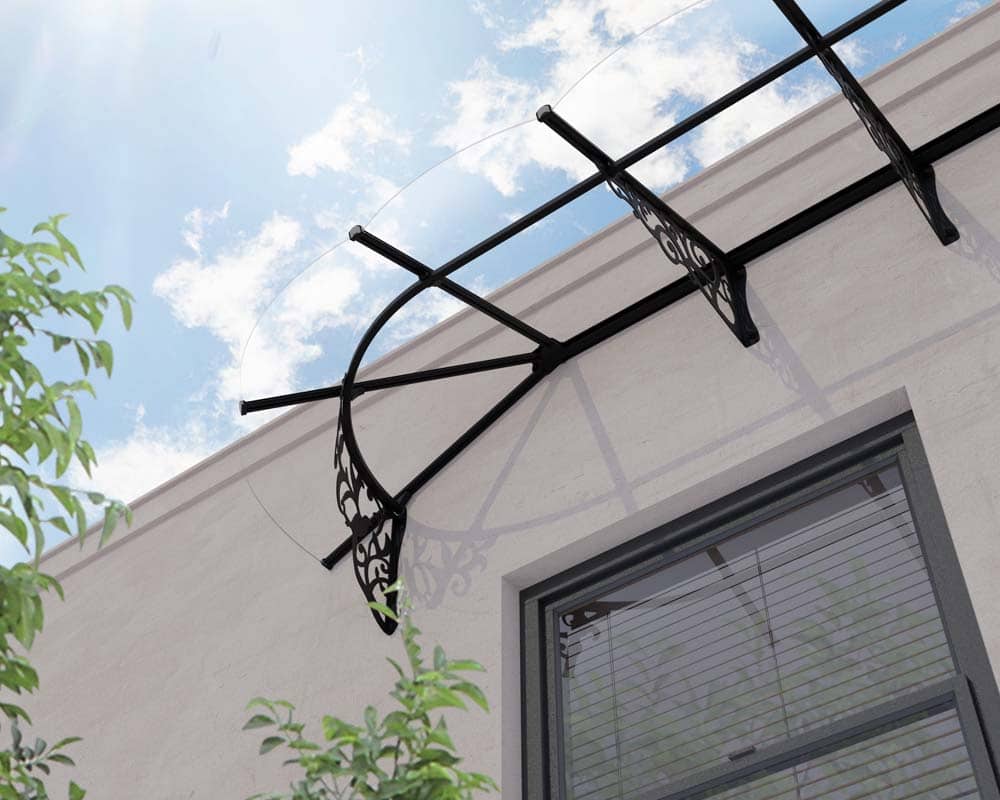 Lily Door Awning | DIY Awning Kit from Palram » Tip Top Yards