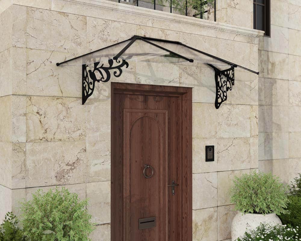 Lily Door Awning | DIY Awning Kit from Palram » Tip Top Yards