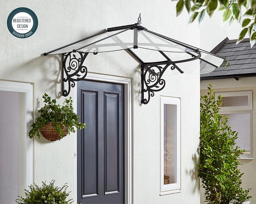 Lily Door Awning | DIY Awning Kit from Palram » Tip Top Yards